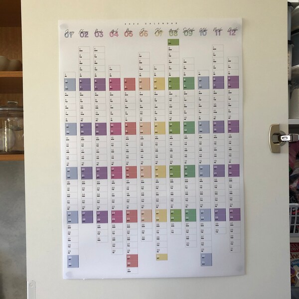 Australia Financial Year Wall Planner 2025 - 2026 - Etsy Australia