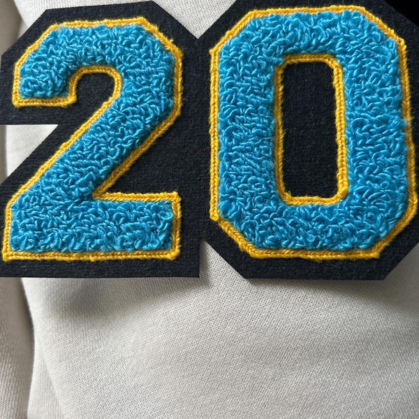 Custom Chenille Varsity Letter Leopard Print Patch ANY SIZE/LETTER - Etsy
