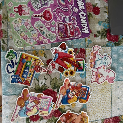 Gore Candy Waterproof Sticker Sheet - Etsy