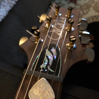 Peace Pipe USA Native American Dollar Coin Guitar Pick - Etsy