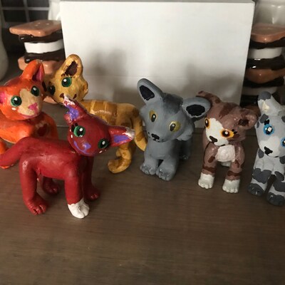 Cat / Warrior Cats / OC Reference Sheet Base Pack Includes 8 Digital ...