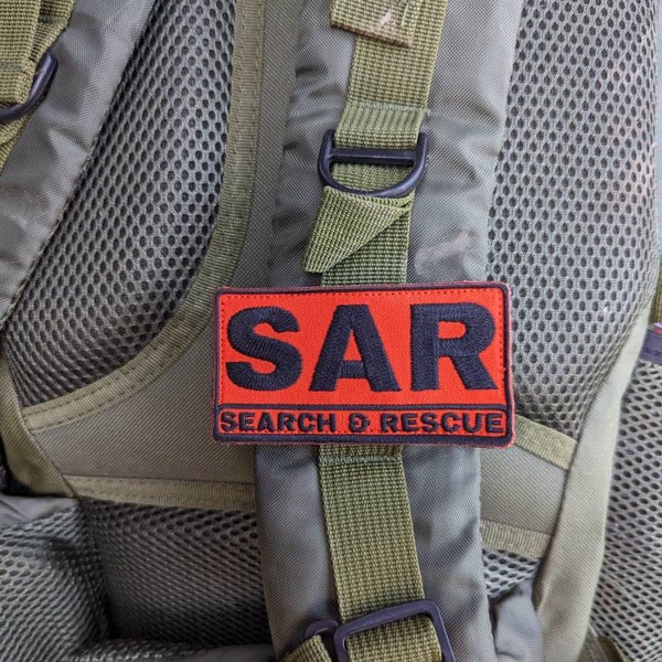 Search&rescue SAR Patch (3 Inch) Embroidered (hook + Loop) Velkro ...