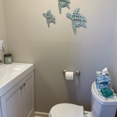 Tissue Box Cover Decoupaged Sea Turtle Tissue Box Beach Wood - Etsy