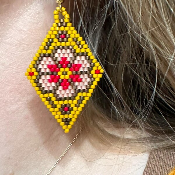 ISHKODE {fire} Pendant Earrings | Authentic Native American Made | Ode ...