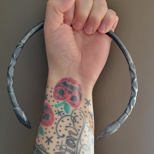 Forged Iron Neck Torc, Ravens Forged Torc, Odin Torc, Viking Torc ...