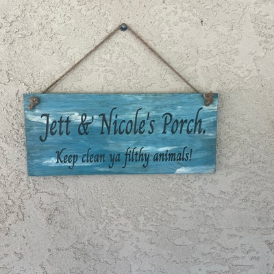 Deck Sign Deck Rules Wood Hanging Sign Outdoor Sign Deck - Etsy