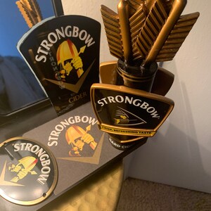Strongbow Cider, Plastic Insert for Bar Tap Font / Light. Bulmer's ...