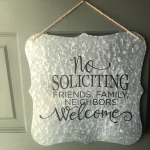 Welcome Home Sign Galvanized Metal Sign Fixer Upper Style - Etsy