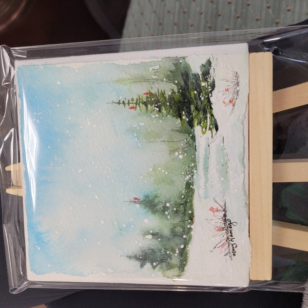 Watercolor Original Art. Springing Forth. Watercolor and Mixed Media ...