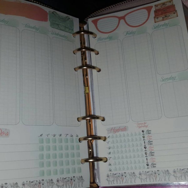 Planner Inserts | Agenda Inserts | Planner | Personal Size PRINTED ...