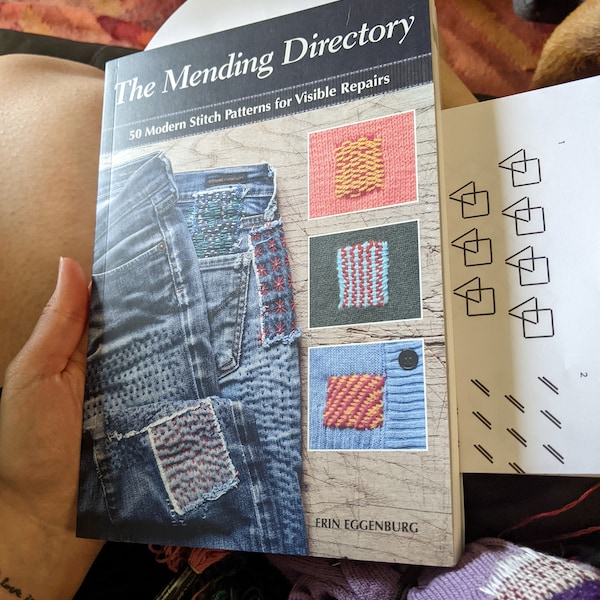 The Mending Directory Book by Erin Eggenburg Visible Mending Darning ...