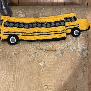 Wheels on the Bus Scarf Pattern - School Bus Driver Gift Crochet ...