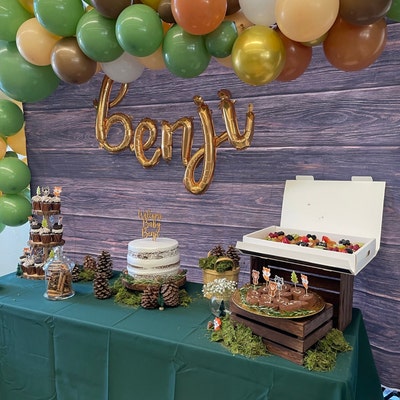 Custom Script Balloon Banner Foil Letter Balloon Garland - Etsy