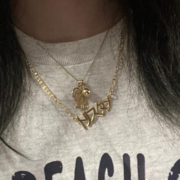 Japanese Kanji Name Necklace, Katakana Script Nameplate, Hiragana ...