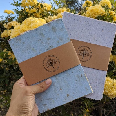 120 Handmade 2x3 Cards. Neutral Blank Recycled Paper. Box of 120 ...