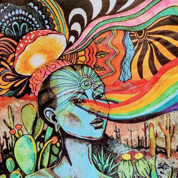 Vision Quest Trippy Shirt | Psychedelic Hippie Clothes | Awesome ...