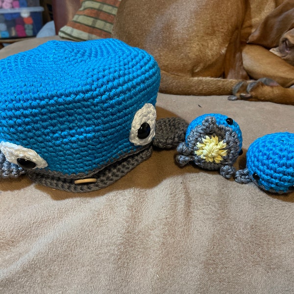 NO SEW (except the Eyes) - Whale Surprise Amigurumi Crochet Pattern ...