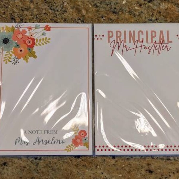 Personalized Notepads, Memo Pads, Personalized Gifts, Christmas Gifts ...