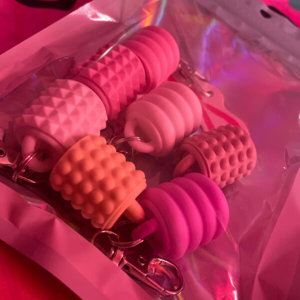 GLOSSGRL Keychain Cap for Lipgloss and Balm - Bubble Cap - Chap Cap ...