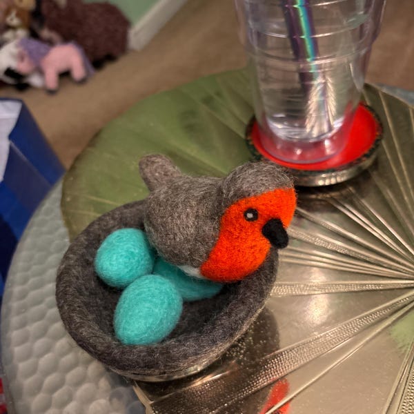 1 Large Felt Sunflower - 10cm | Sunflower Decor, Sunflower Garland ...