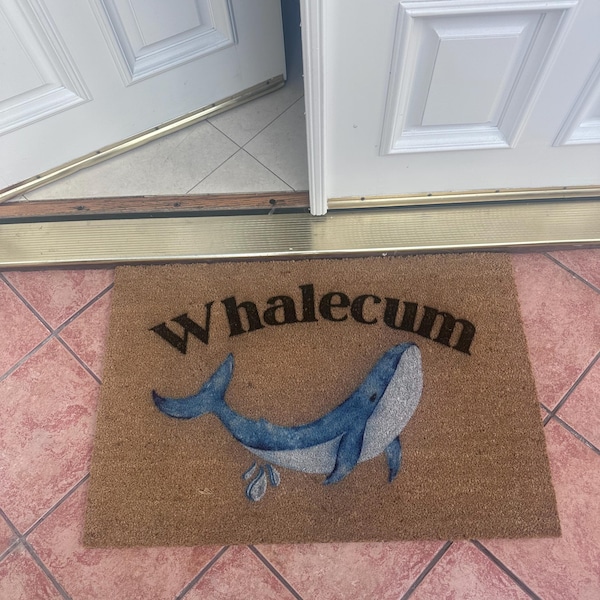 Unwelcome Mat Bat Door Mat, Halloween at Home, Unwelcome Doormat - Etsy