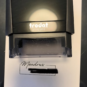 Real Estate Agent Stamp Address Stamp Self Inking or Wooden - Etsy