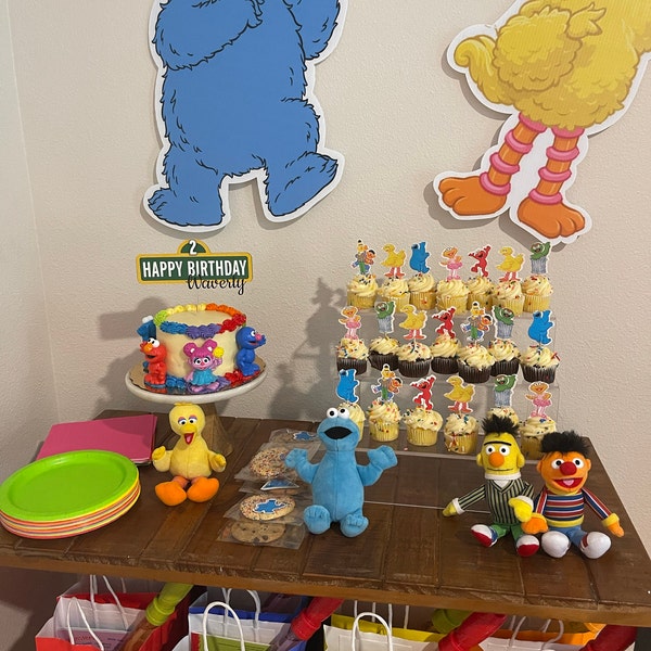 Happy Birthday Street Sign Personalized Happy Birthday Cake Topper ...