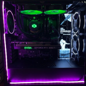 Custom Rgb Pc Case Light Decoration Board Panel Water Cooling Pc Decor ...