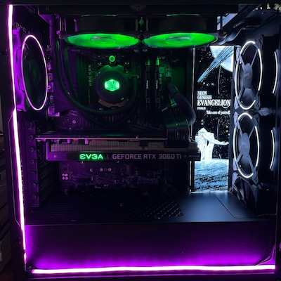 Custom Rgb Pc Case Light Decoration Board Panel Water Cooling Pc Decor ...