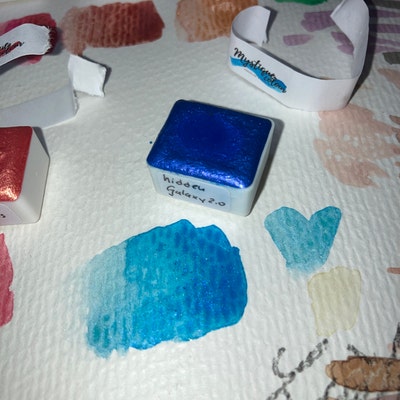 Elsa Watercolor Blue Disney Frozen Glitter Metallic - Etsy