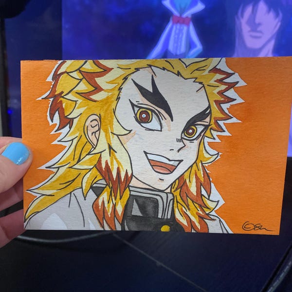 Giyu Eating Soba From Demon Slayer - Etsy