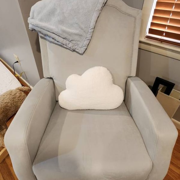 Sherpa Cloud Pillow, Sherpa Cloud, Cloud Cushion, Cloud Shape, Cloud ...
