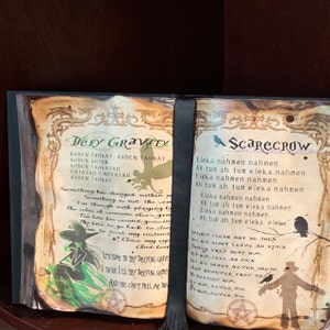 Defy Gravity and Scarecrow Spell Wicked the Musical Inspired Spell Book ...