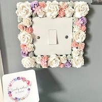 Floral Light Switch Surround Light Switch Cover Home Decor Nursery ...