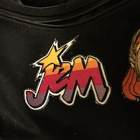 3.8" Truly Outrageous Jem and the Holograms Logo Iron on Patch ...