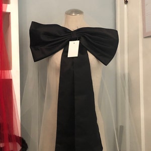 Big Bow Sash for Wedding Dress Prom Dress, Custom Bow, Satin Bow BT2009 ...