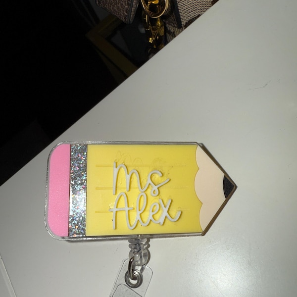 Teacher Badge Reel | Personalized Teacher Badge Reel | Teacher ...