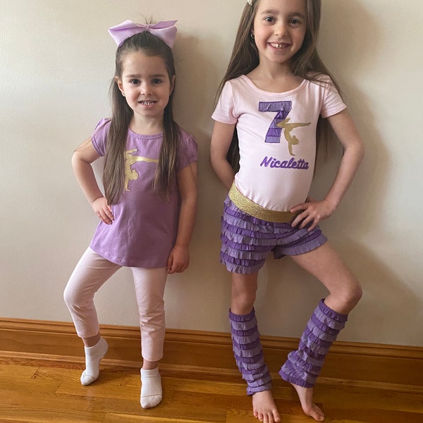 Gymnastics Leotard Outfit Birthday Personalized Minnie Mouse ...