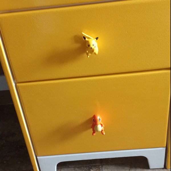 Pikachu Drawer Pull - Pokemon Dresser Knob | Nintendo Furniture Knobs ...