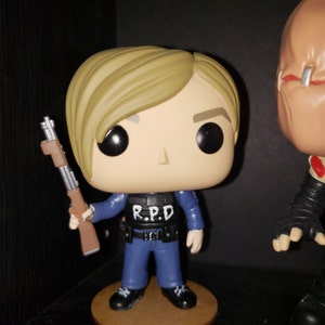 Leon Kennedy Custom Pop Vinyl Figure From Resident Evil 2 - Etsy