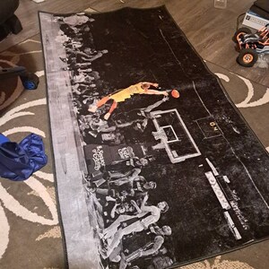 Dark Blue Marble Rug, Rugs for Living Room,washable Rug, Digital Print ...