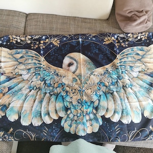 Raven Square Scarf, Three Eyed Raven Scarf, Raven Spirit Guide Scarf ...