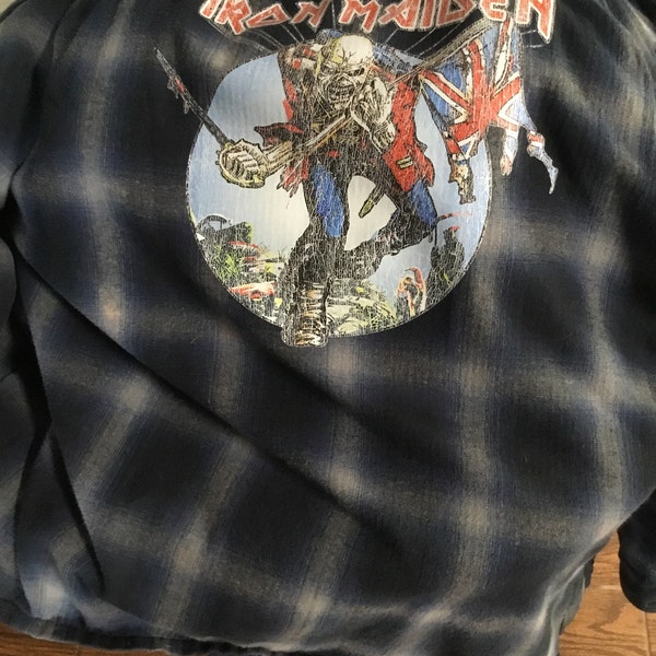 1 - DTF Iron Maiden Rock Band the Trooper Ready to Heat Press DTF Heat ...