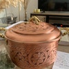 Handmade Carved Engraved Copper Pots,pots Carved Engraved Traditional ...