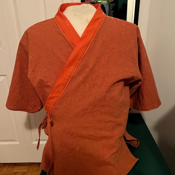 Jinbei Shirt + Shorts Sewing Pattern | Japanese Kimono Set | Pattern ...