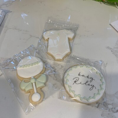 Neutral Baby Shower Cookies 3 Dozen - Etsy