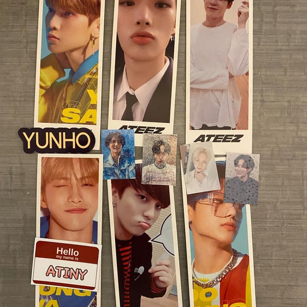 ATEEZ Mini Picket Keychains - Etsy