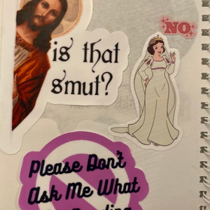 Small Pink No Mini Stickers Waterproof Waterbottle Stickers Tiny ...