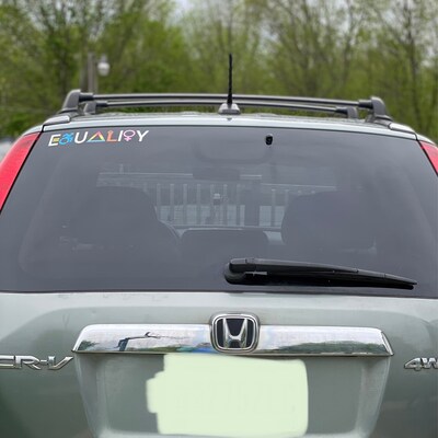 Equality Vinyl Decal 10.3 X 1.9 Just Be Nice Love - Etsy