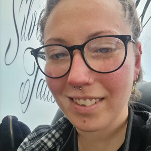 14K Solid Gold Vertical Helix Piercing/hidden Rook Dangle - Etsy